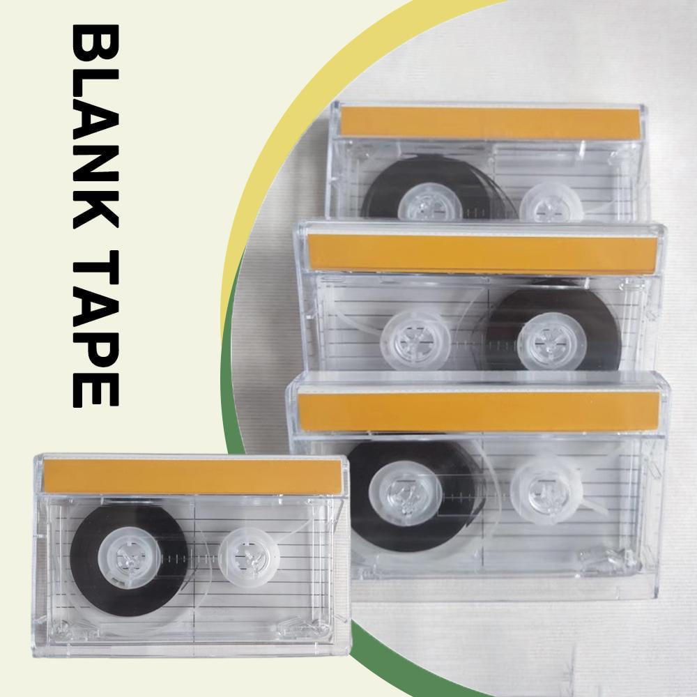 Blarkrus 45 Minutes New Blank Tape Fully Transparent Tape Recording ...