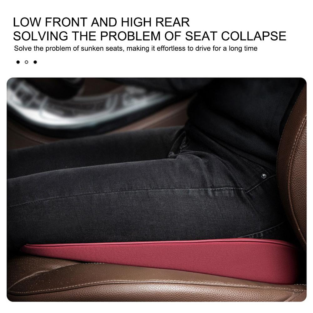 Blarkrus 4cm Black Car Inclined Heightened Seat Cushion Summer Car Seat ...