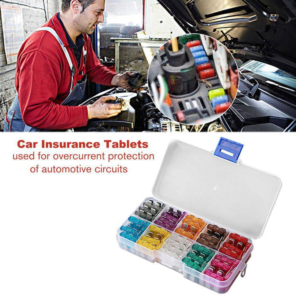 Blarkrus 50pcs Car Fuse Insert Fuse Car Fuse Fuse Box 50/100 Sets ...