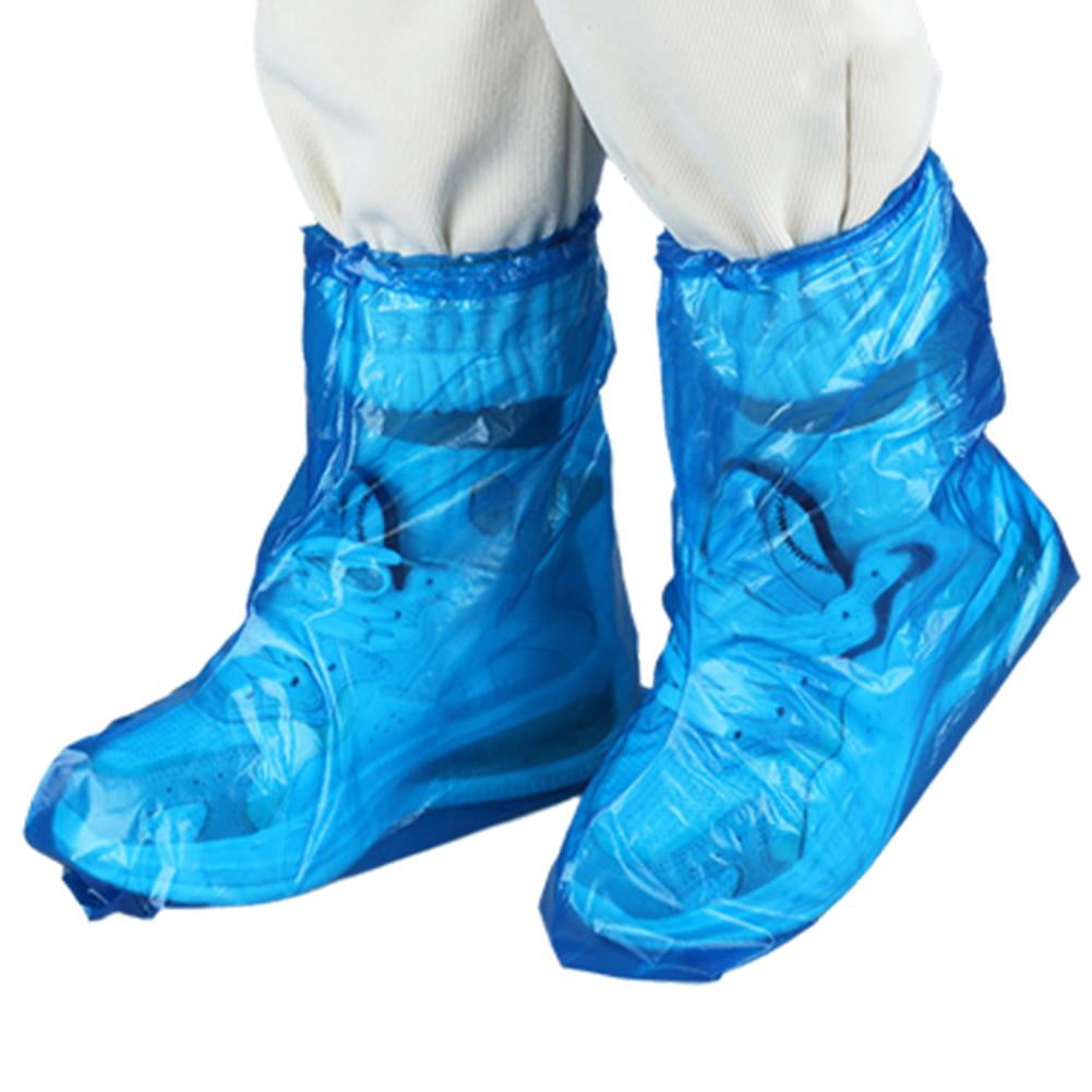 Blarkrus 5pair Outdoor Waterproof Rain Boot Shoe Cover Disposable ...