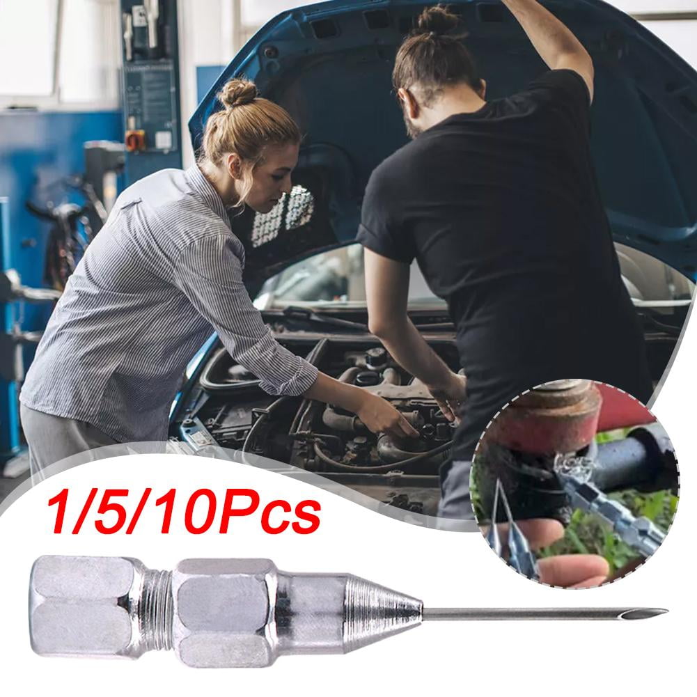 Blarkrus 5pcs Needle-Type Pointed Grease Gun Head Flat Head Pneumatic ...