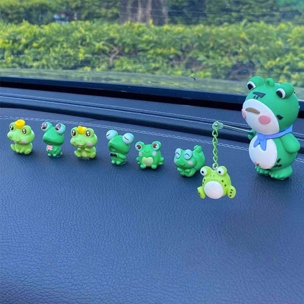 Blarkrus 6 Ordinary Frogs + 1 Big Frog For Fishing, Car Interior ...