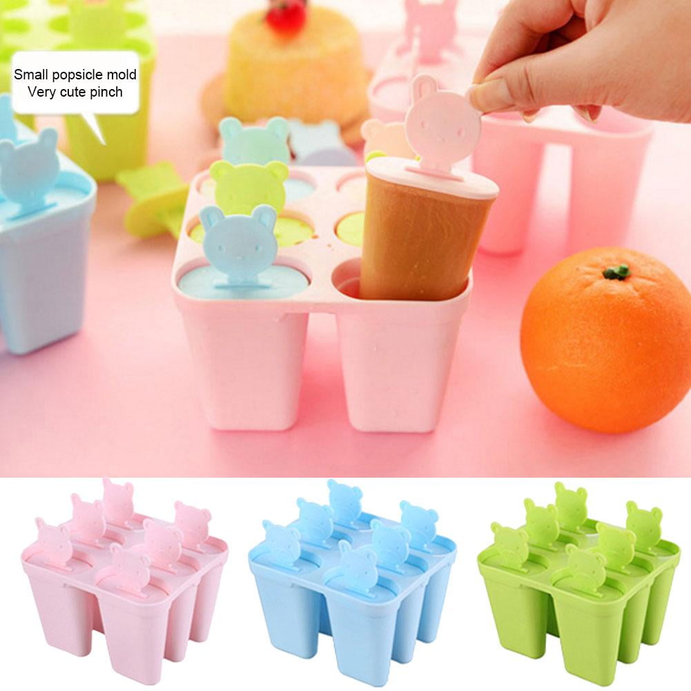 Blarkrus 6PCS sicle Molds Reusable Easy Release Ice Maker Homemade New ...