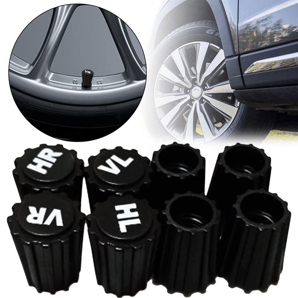 Blarkrus 8 Sets Of German Plastic Car Valve Caps, German Vl, Vr, Hl, Hr ...