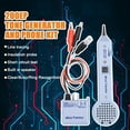 Cable Toner Detector Network Cable Tracer Toner Kit - Telephone Line ...
