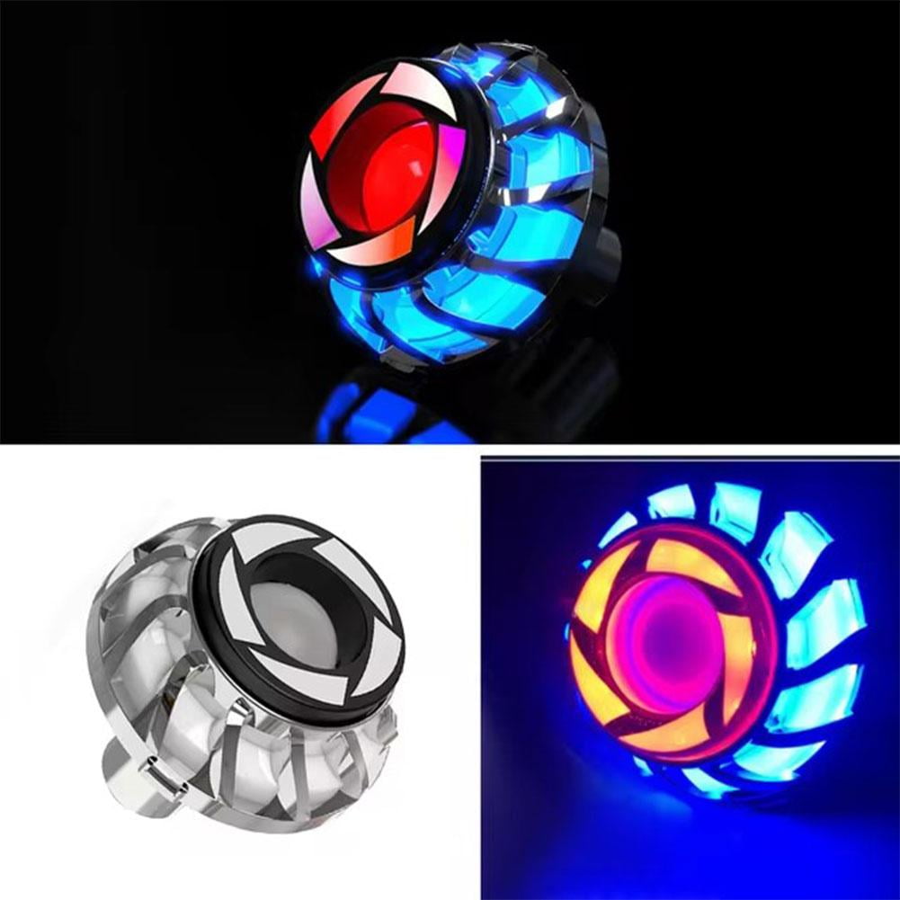 Blarkrus Angel Eye Flash Motorcycle Headlight Tail Brake Rear Motorbike ...