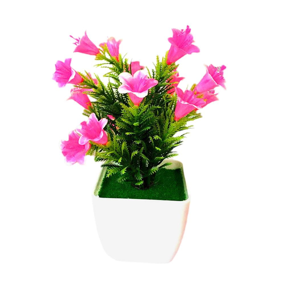 Blarkrus Artificial Flower Grass Potted Plants Plastic Flowers ... Blarkrus Artificial Flower Grass Potted Plants Plastic Flowers ...