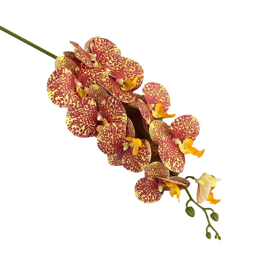 Blarkrus Artificial Phalaenopsis Fake Potted Plant Flower Orchid Floral ... Blarkrus Artificial Phalaenopsis Fake Potted Plant Flower Orchid Floral ...