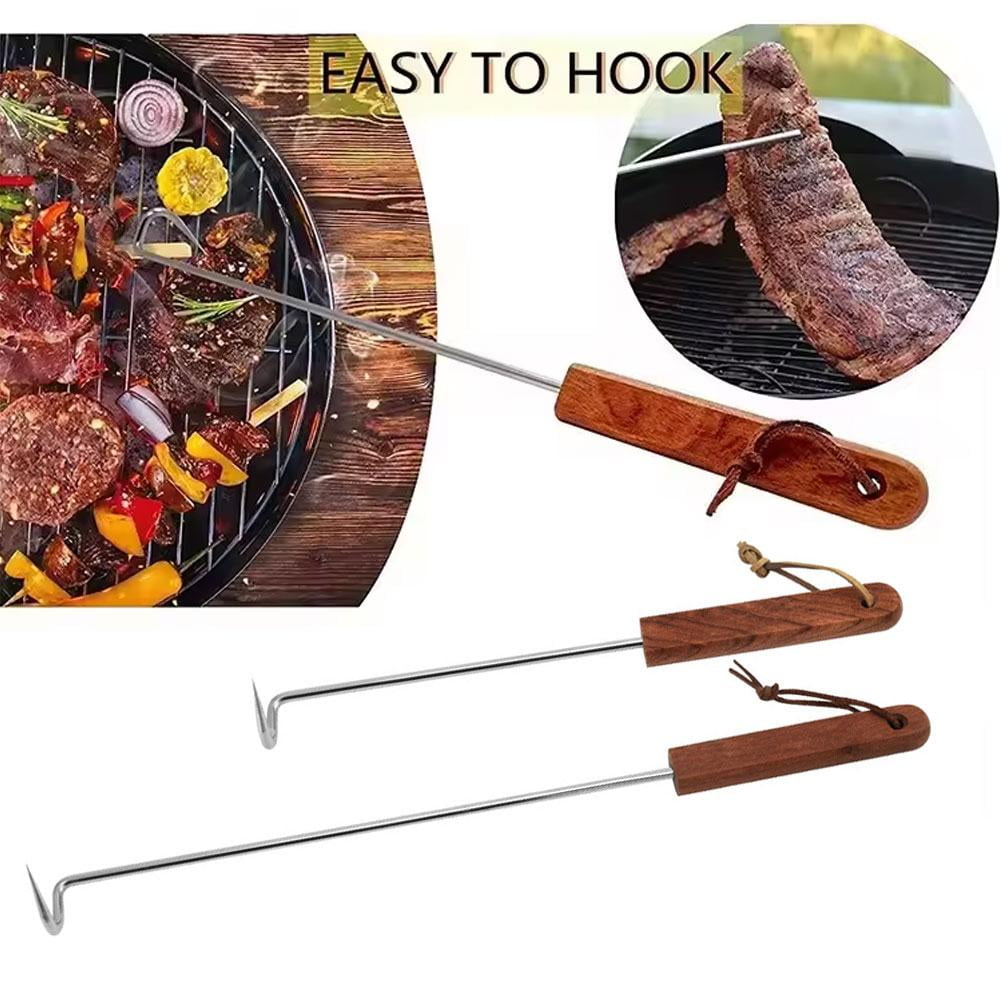 Blarkrus Barbecue Food Flipper Meat Flipper Hook Pigtail Food Flipper ...