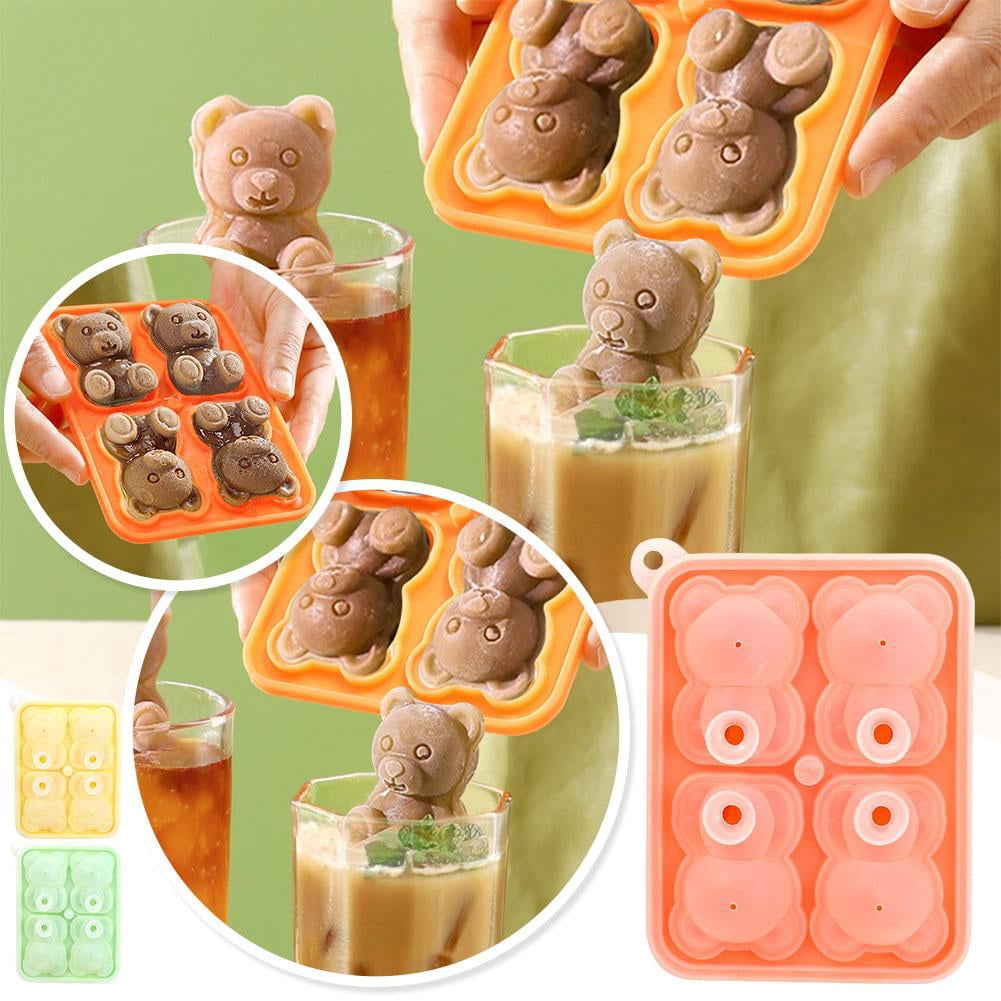 Blarkrus Bear Sile Mold Coff Milk Tea Ice Mould New NE - Walmart.com