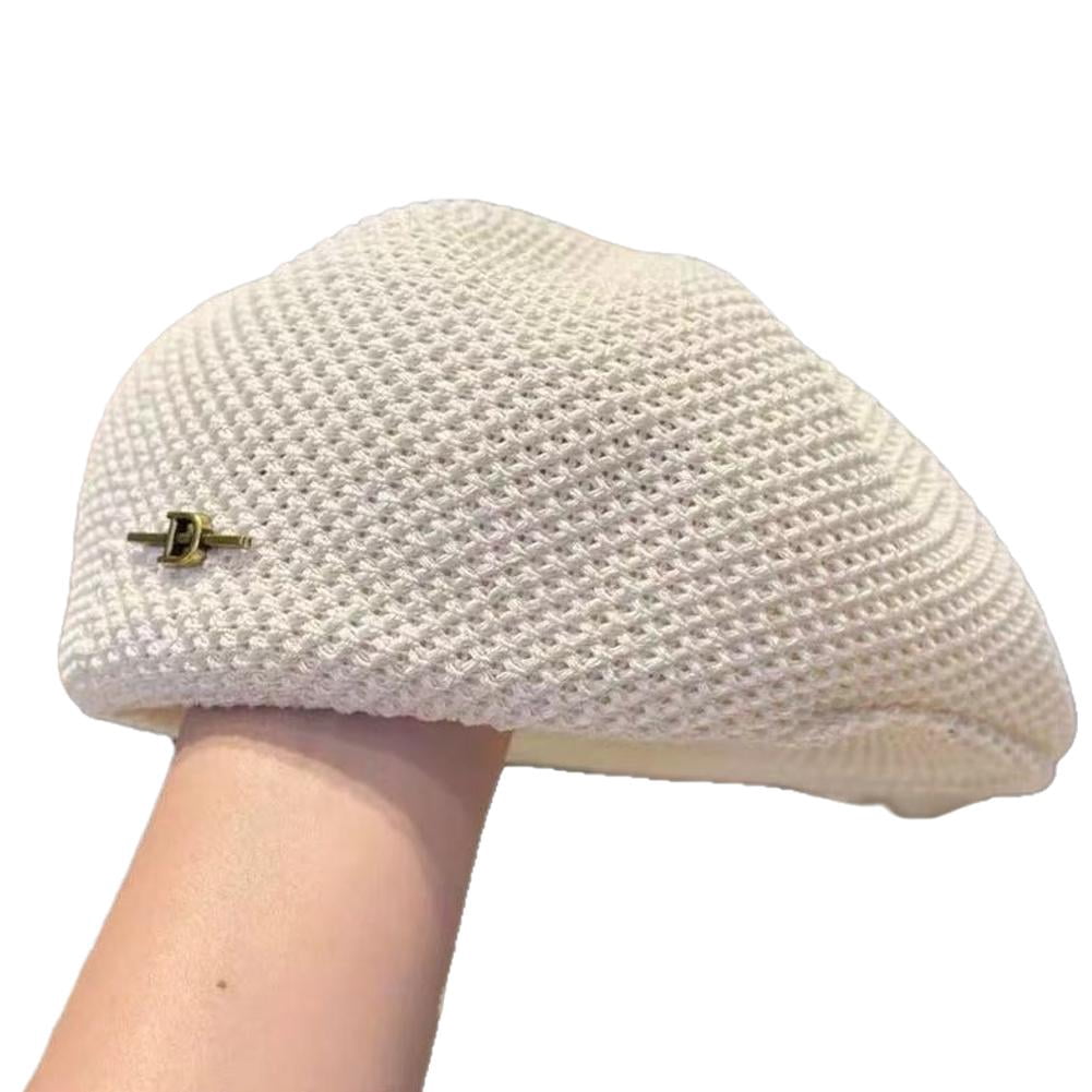 Blarkrus Beret Lightweight Breathable Hollow Out, 2-in-1 Design ...