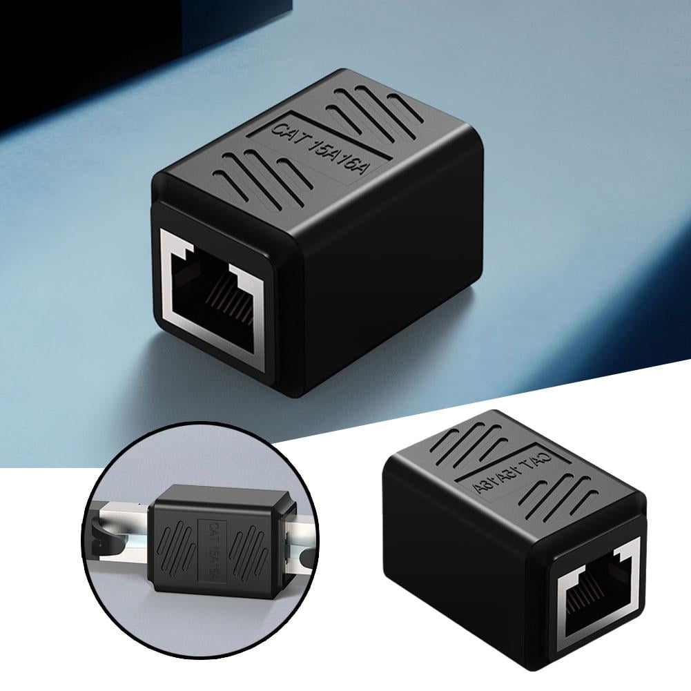Blarkrus Black 1pcs Factory Rj45 Network Extender Gigabit Network Cable ...