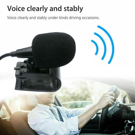 Blarkrus Black Car Condenser Sticky Microphone Car Microphone Car ...