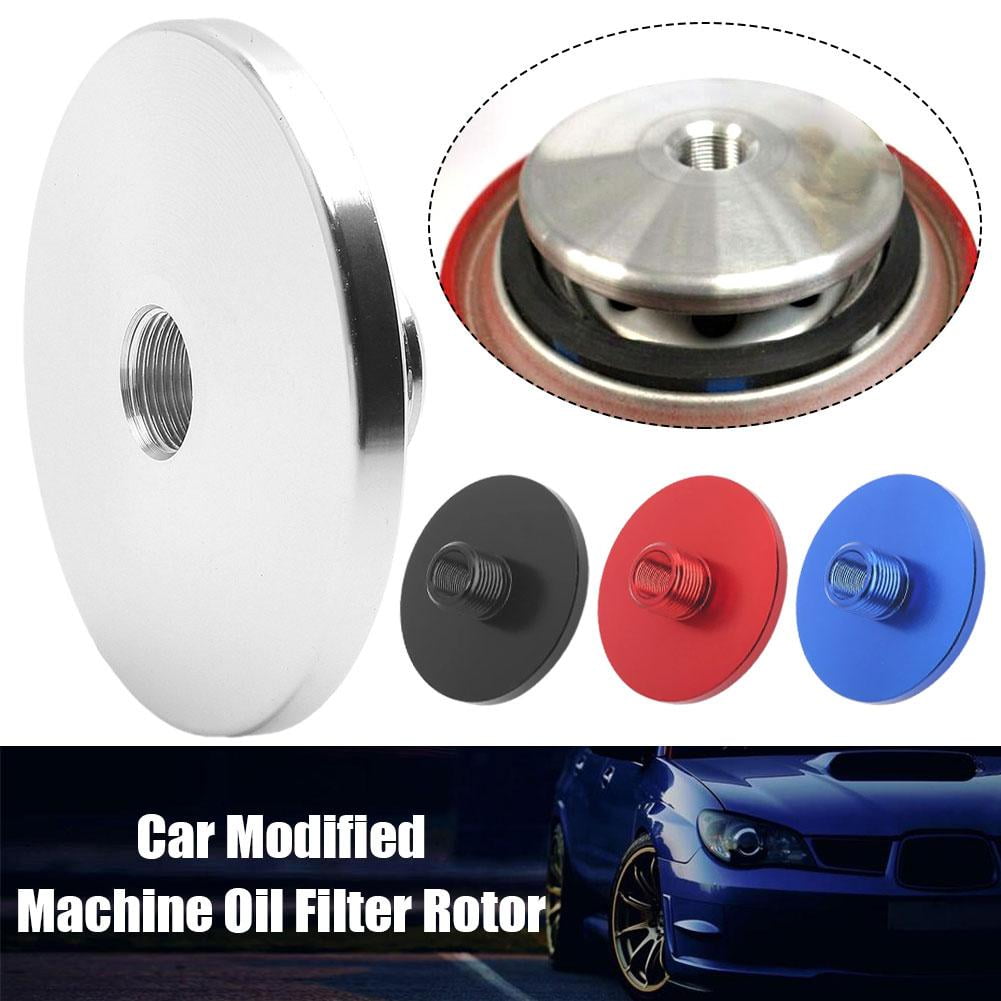 Blarkrus Black Cross-Border Car Modified Spiral Oil Filter Adapter 1/2 ...
