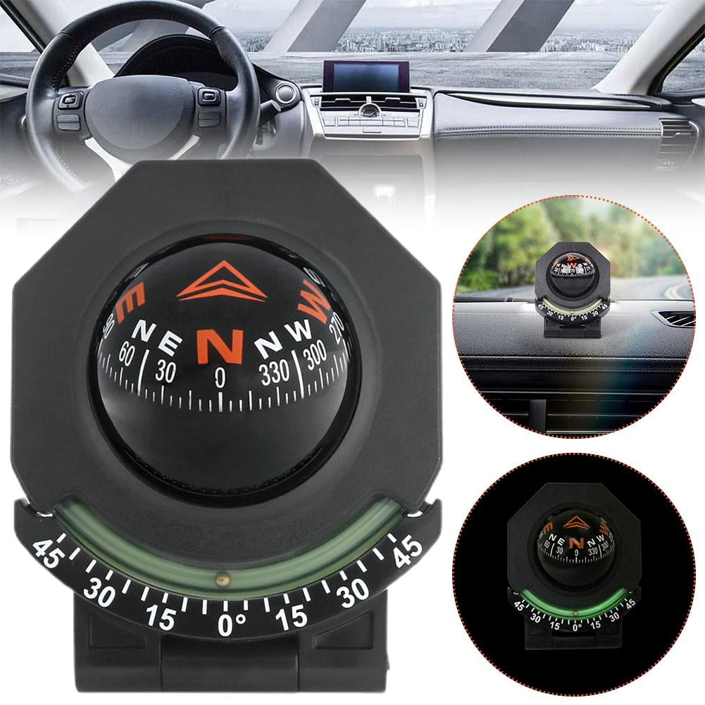 Blarkrus Black English Version Outdoor Vehicle High-Precision Compass Ball Car Compass Car ...