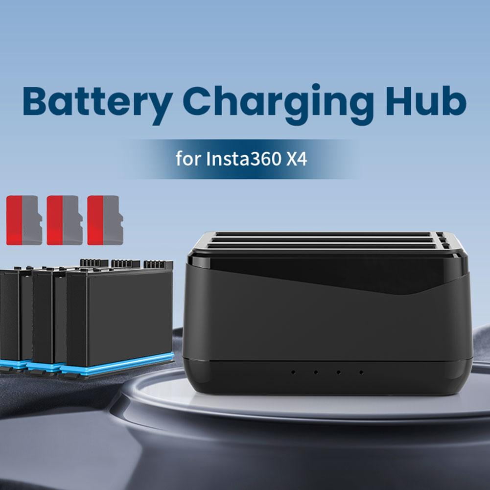Blarkrus Black For Insta360 X4 Battery Charger Shadowstone 360x4 ...