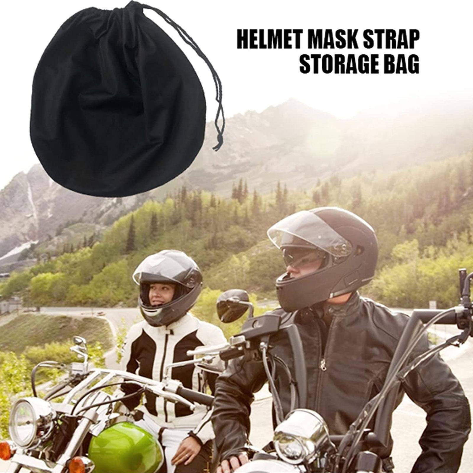 Blarkrus Black Full Helmet Bag Electric Vehicle Helmet Bag Dust Bag ...