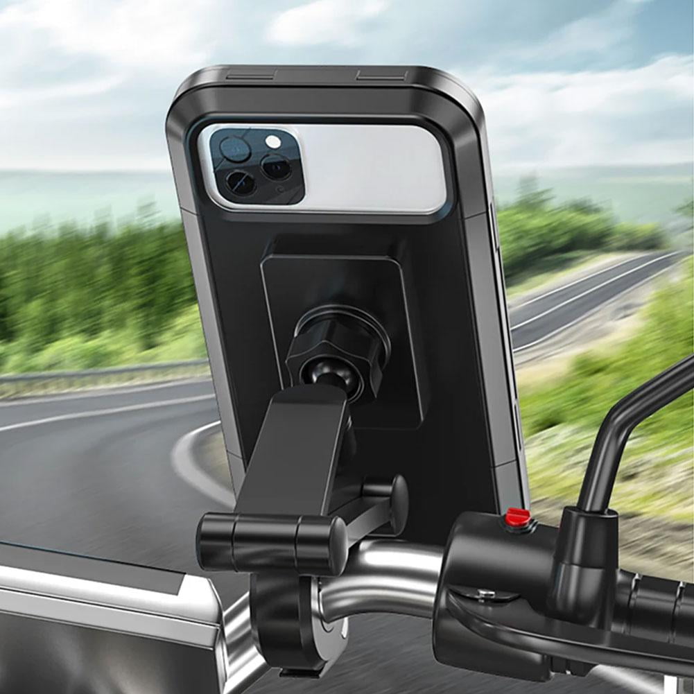 Blarkrus Black Handlebar Motorcycle Bicycle Mobile Phone Holder ...