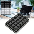 Blarkrus Black New Upgraded Hot-Swappable Rgb24-Key Keypad Mechanical ...