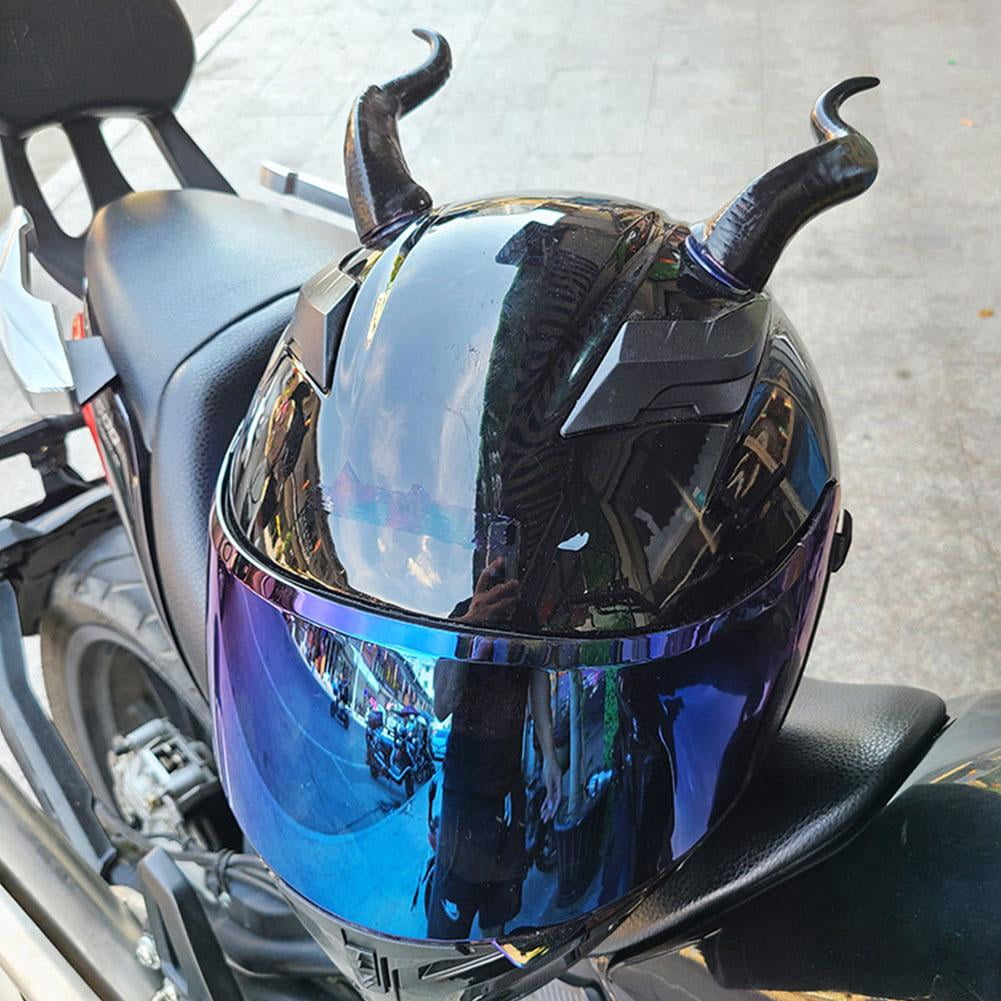 Blarkrus Black Pair Of Helmet Decoration Suction Cups Motorcycle ...