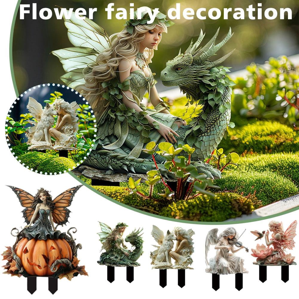Blarkrus Bohemian Fairy er Pot Dection, 2D Fairy Stake, er Fairy ...