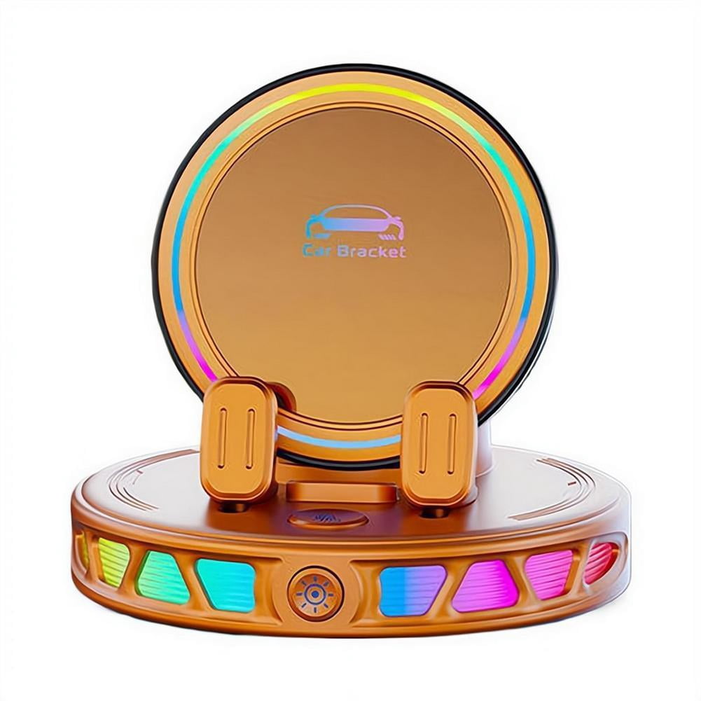 Blarkrus Car Phone Holder Charger, Colorful Ambient Light with Auto ...