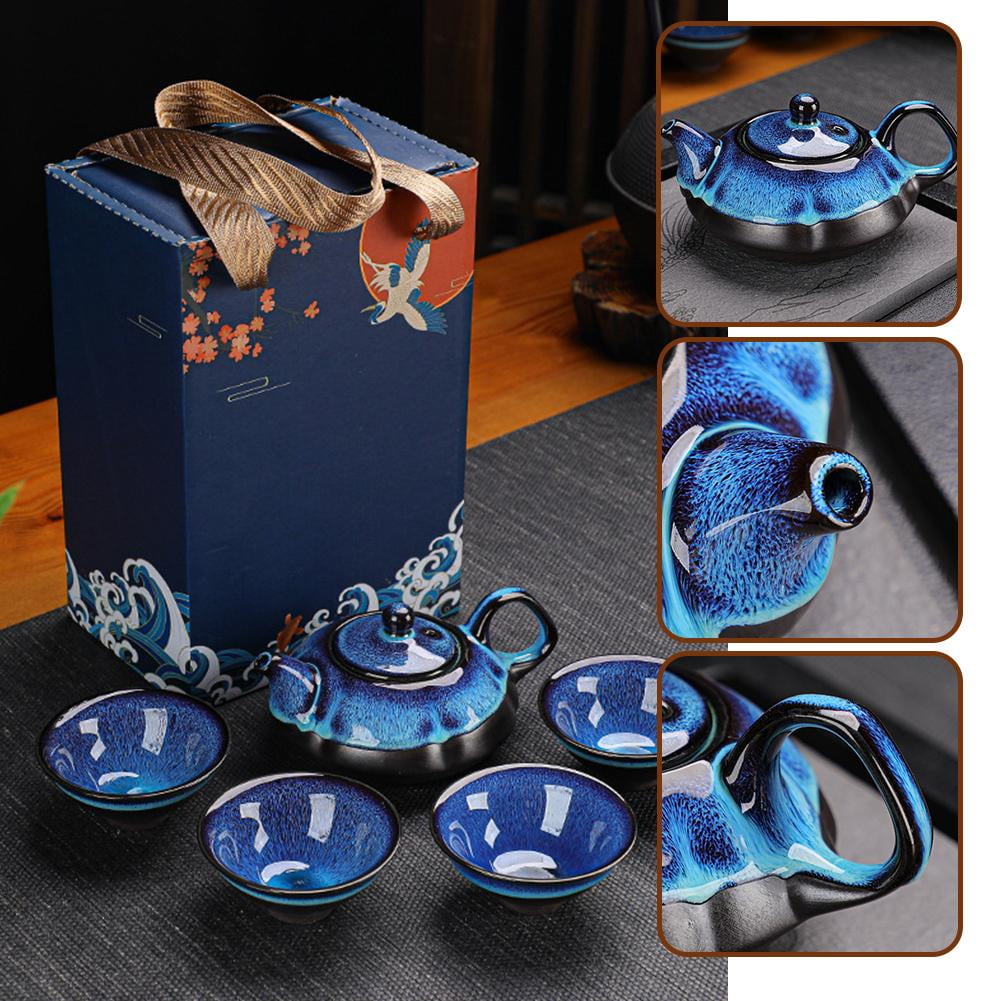 Blarkrus Ceramic Tea Set Pot Cup Set Teaware Chinese Tea Set A5U7 Tea ...
