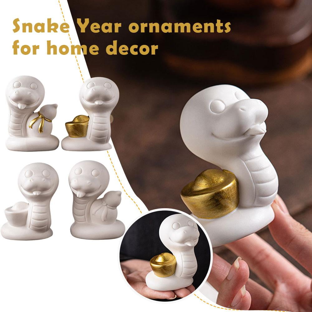 Blarkrus Chinese Ceramic Ornaments for The Year of The Snake and The ...