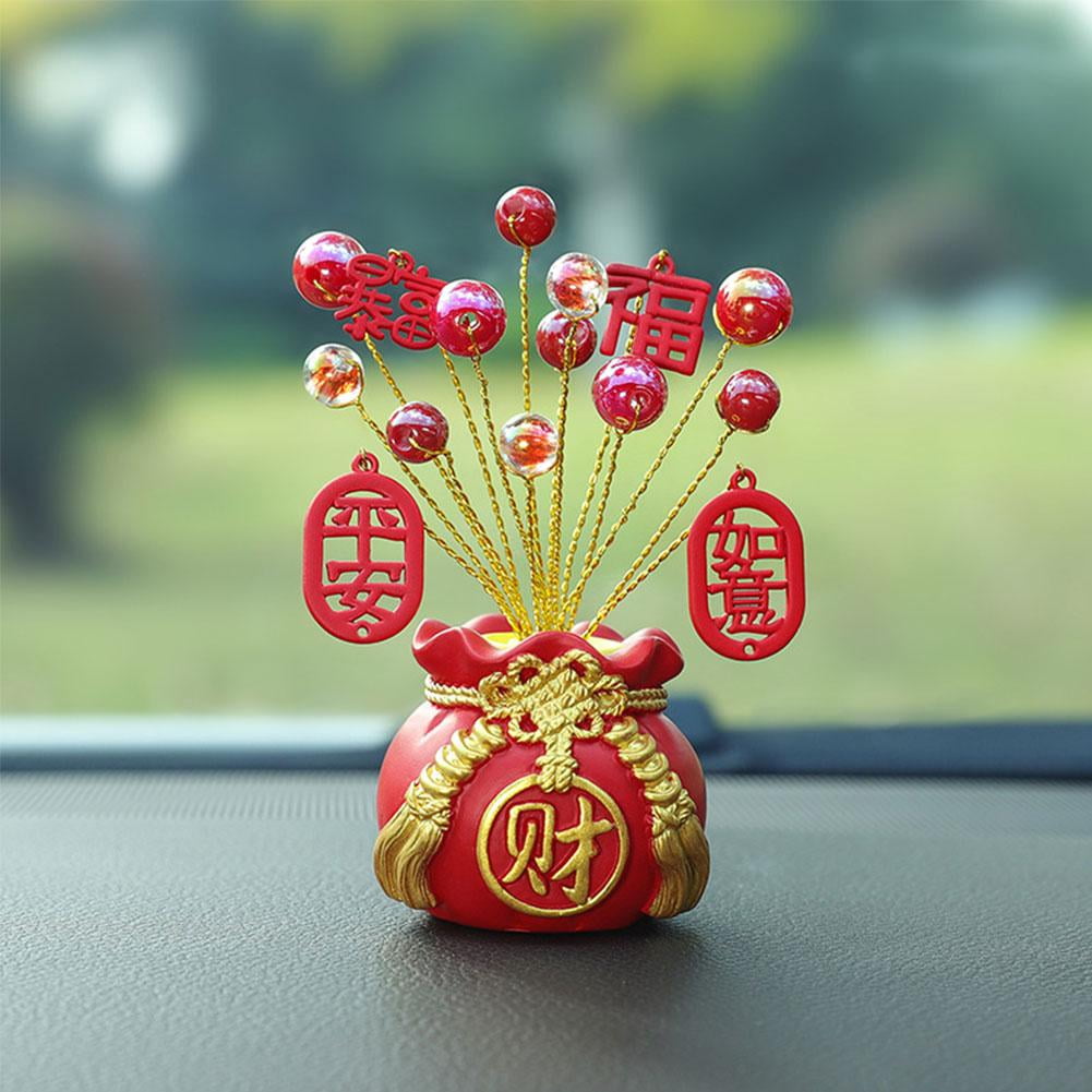 Blarkrus Chinese Money Tree Feng Shui Lucky Fortune Miniature Home ...