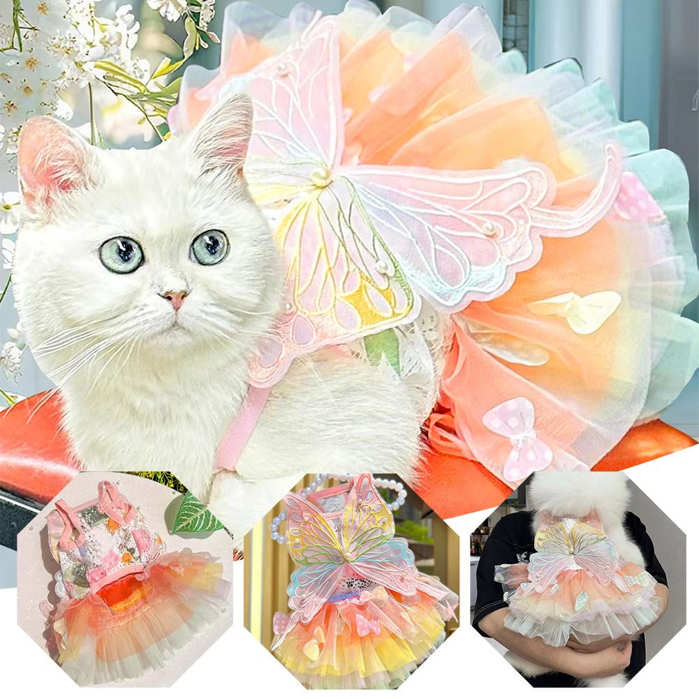 Blarkrus Colorful Butterfly Small Dog & Cat Princ Dr - Outings For Summ ...