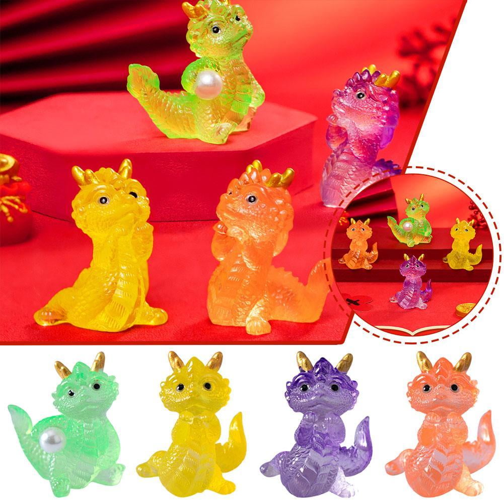 Blarkrus Crazyview Mini Dragon Figurines, Cute Mini Resin Dragon ...