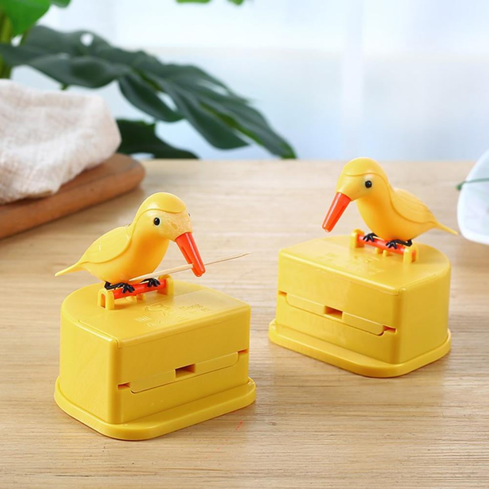 Blarkrus Cute Hummingbird Toothpick Dispenser Automatic Bird Toothpick ...