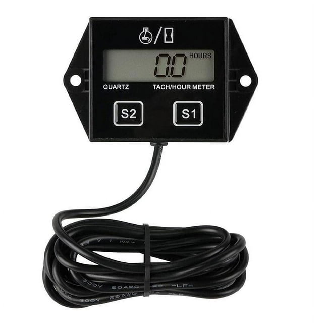 Blarkrus Digital Engine RPM Tachometer Hour Meter Gauge. For 2 Stroke 4 Engines. and - Walmart.com