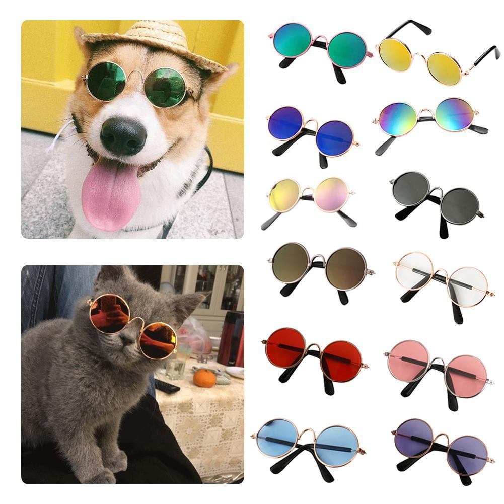 Blarkrus Dog Glasses Cool Sglasses For Small Cats Fny Eye-wear Pet ...