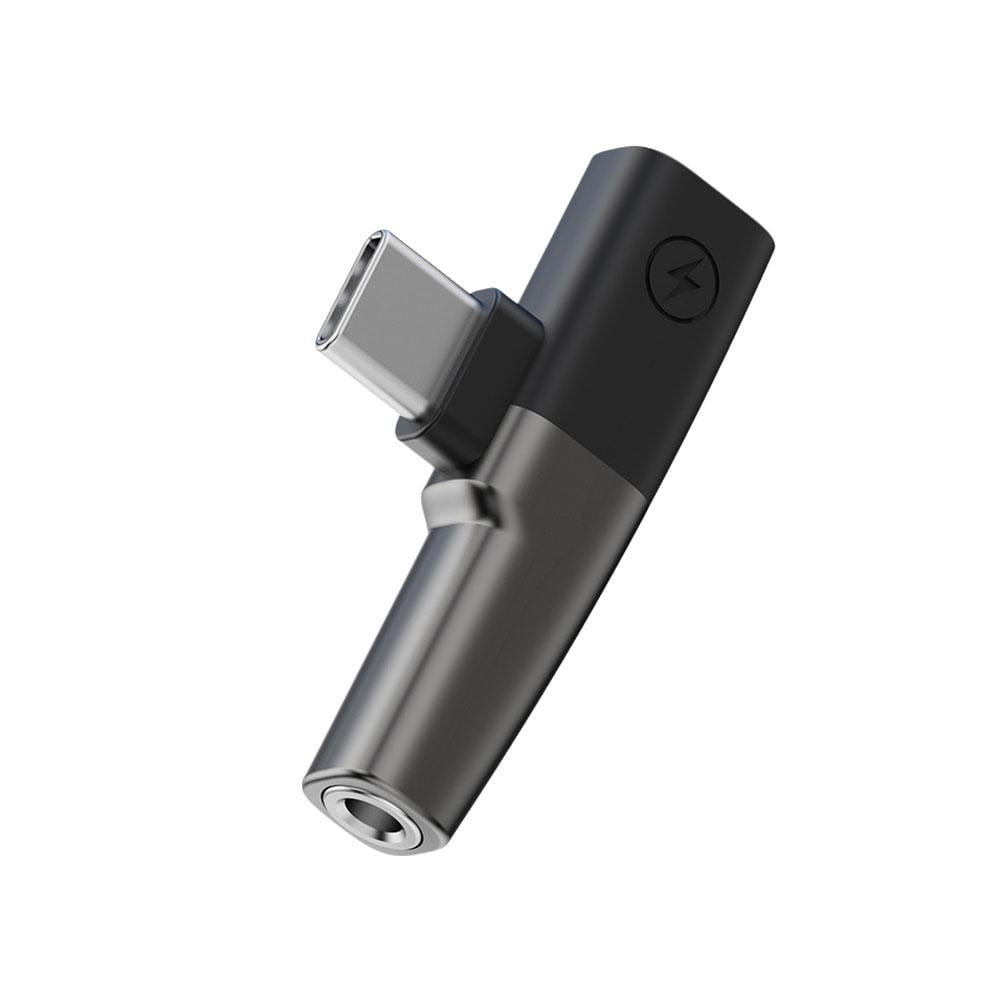 Blarkrus Dual Type-c Adapter Splitter to Double Type C Ja AUX o Headone ...