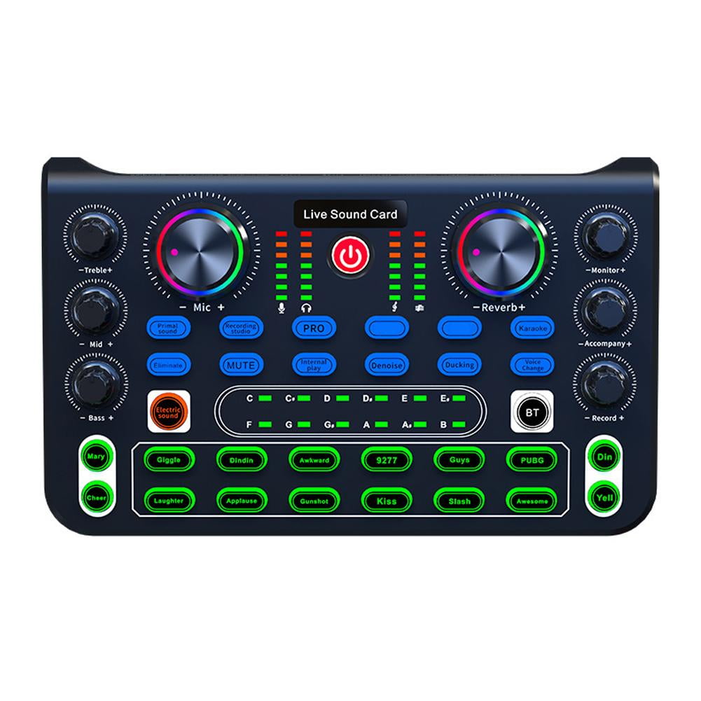 Blarkrus Dual-channel DJ Mixer Equipment Quad-core Dual DSP, one and ...
