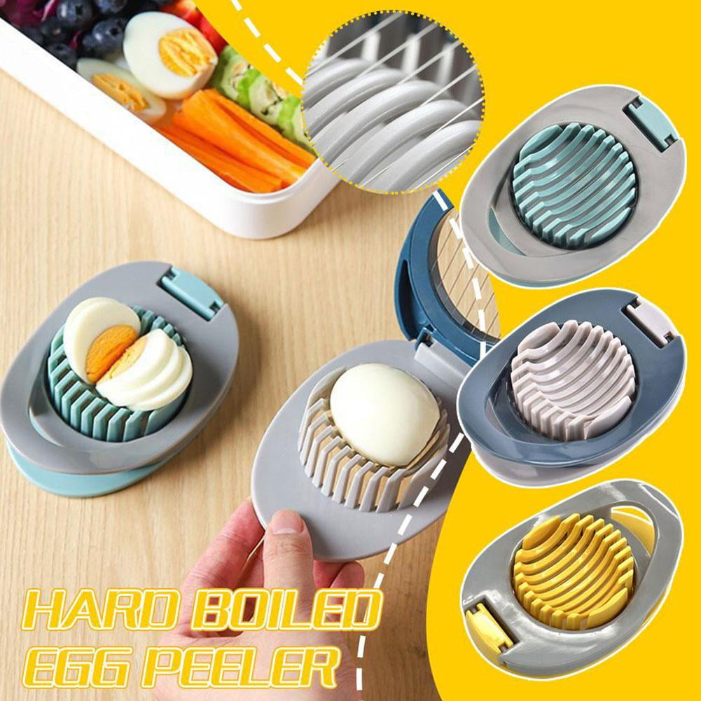Blarkrus Egg Slicer for Hard Boiled Eggs, Strawberry Cutter with Stainl ...