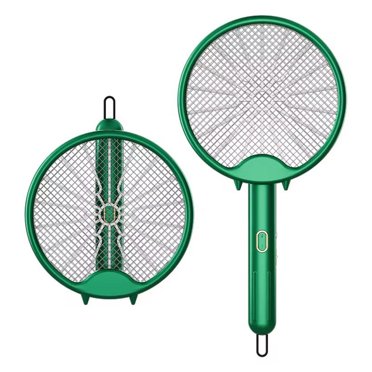 Electric Handheld Cordless Mosquito Racket Fly Insect Swatter Killer ...