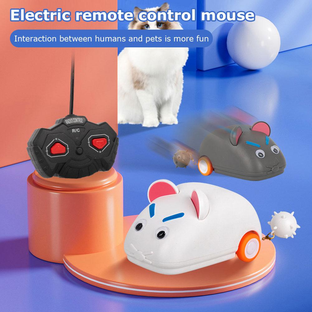 Blarkrus Electric Remote Control Mouse Cat Toy Smart Mouse Cat ...