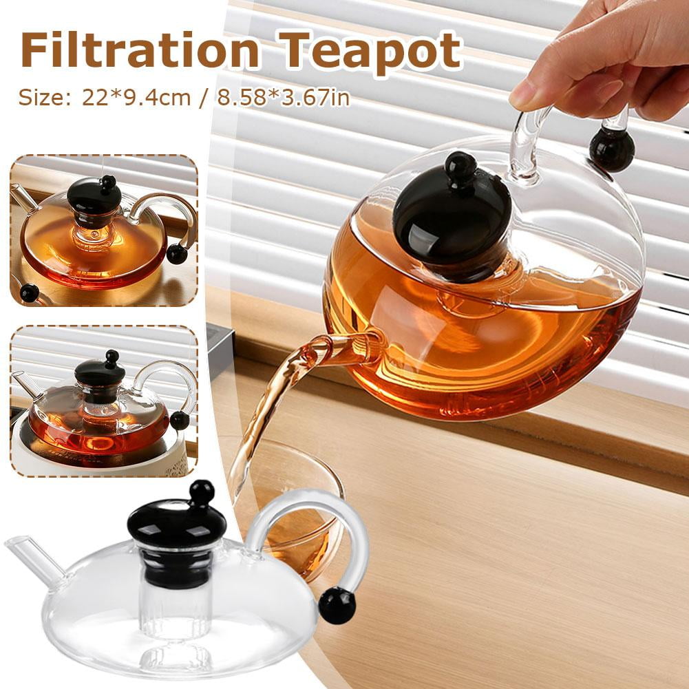 Blarkrus Filtration Teapot Set,2025 New Upgrade 20oz Innova Tea Pot ...