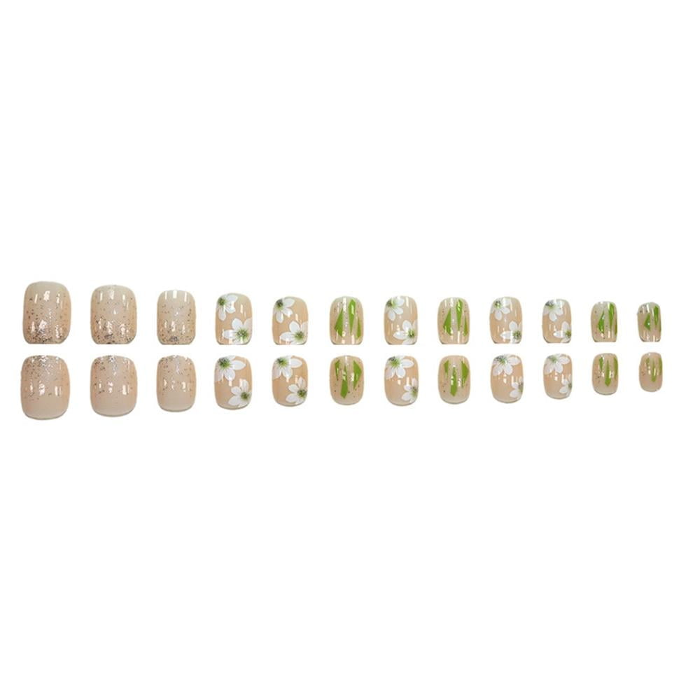 Blarkrus Finger Nails Bling Acrylic Full Nail For Everyday Nails GXJ ...