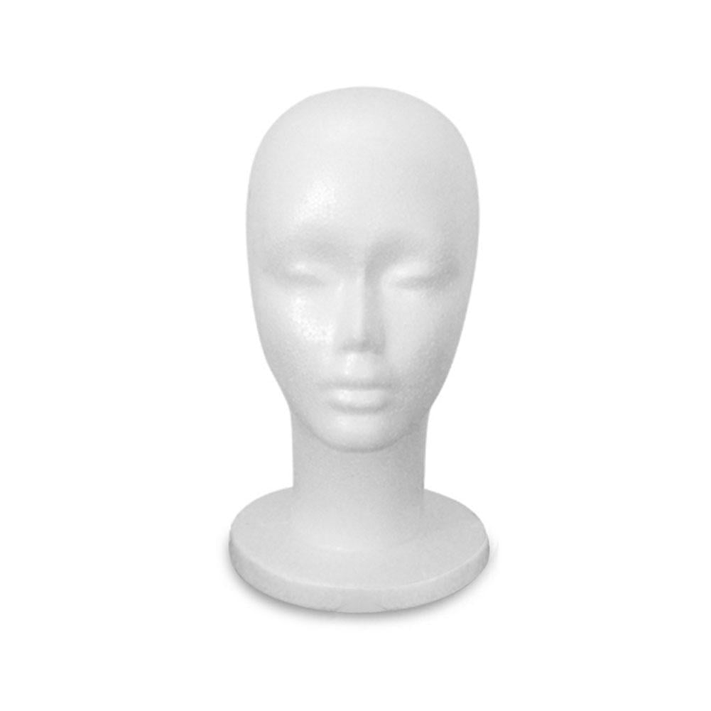 Blarkrus Foam Head Mold Hat Display Mannequin Head Blank Mannequin Head ...