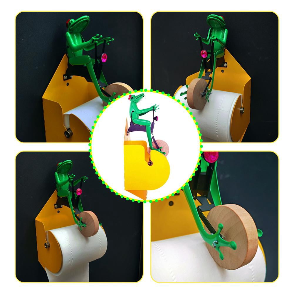 Blarkrus Frog Tissue Hold Creative Toilet Paper Holder Wall ω_ Moted ...