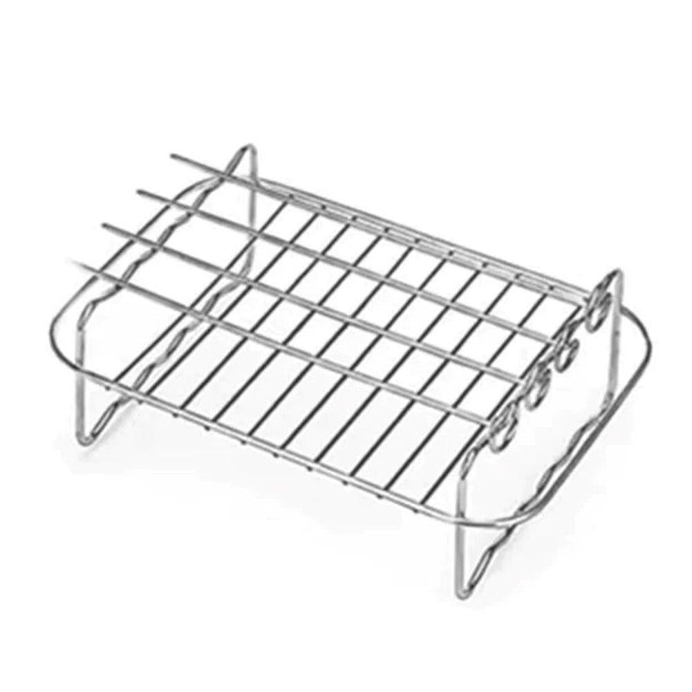 Blarkrus Fryer Accessories Round Grill, Double Layer Steaming and ...