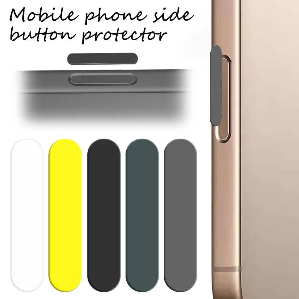 Blarkrus Gray 2pcs For Apple 16 Mobile Phone Button Sticker Tempered ...