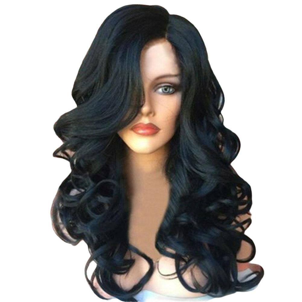 Blarkrus High-quty Artificial Fiber Big wavy Curly Long Hair 60cm ...