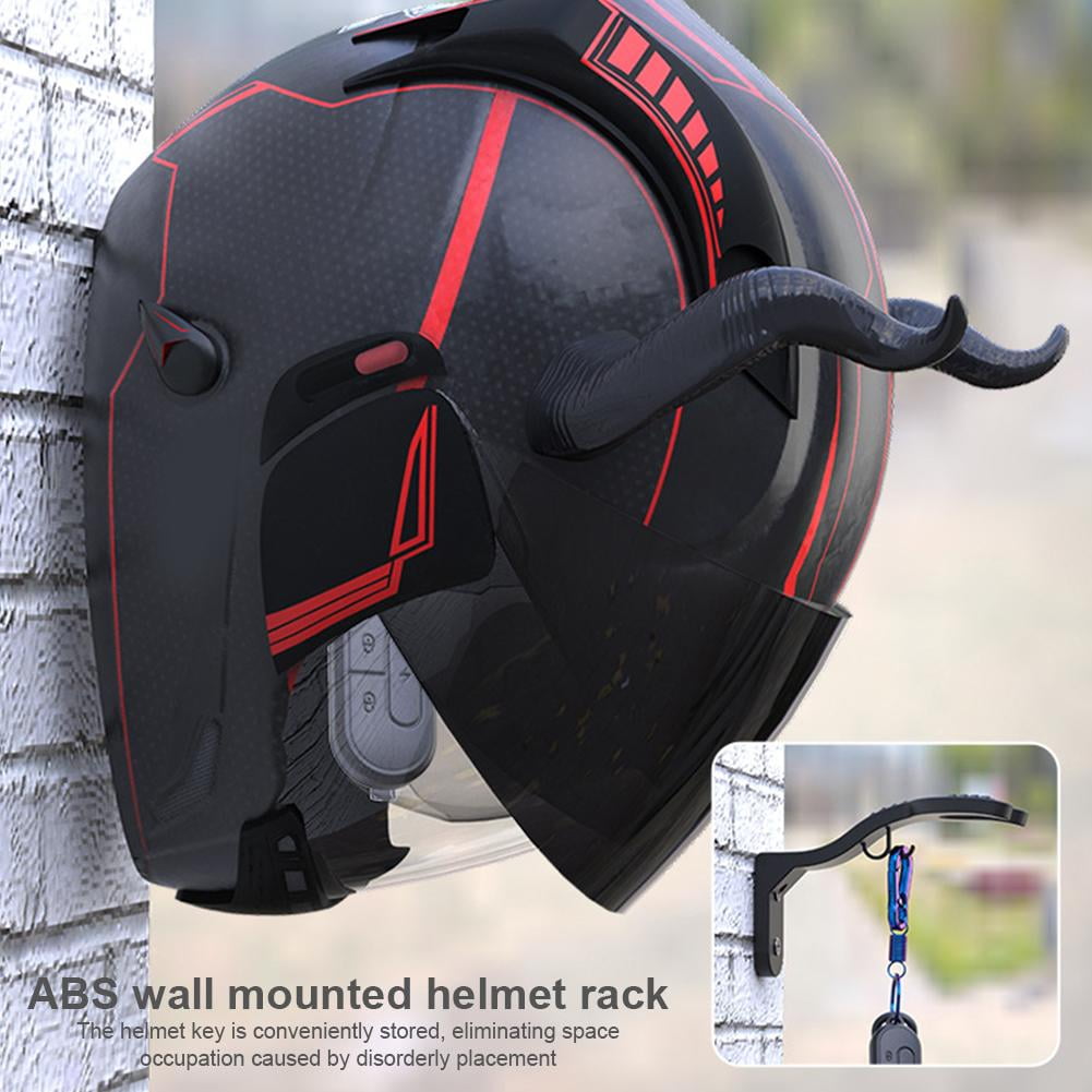 Blarkrus Hook Black Electric Vehicle Helmet Rack Wall Mount Helmet Free ...