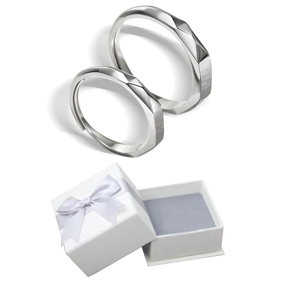 Blarkrus I Love You-Secret Projection Couple Rings Lovers - Walmart.com