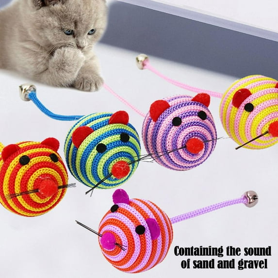 Blarkrus Interactive For Cat Toy Bell Sod P Mouse For Indoor Cats U2S9 ...