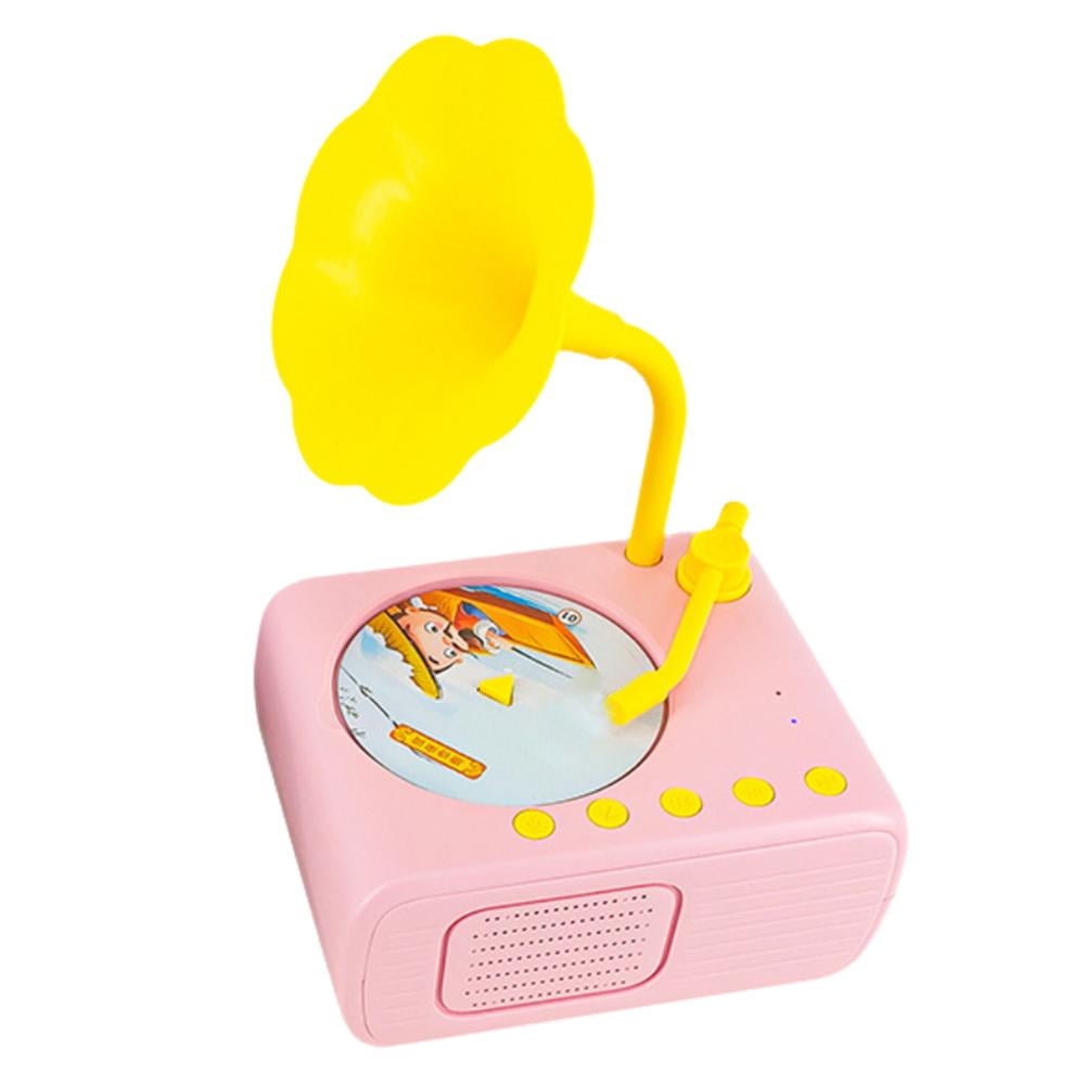 Blarkrus Kids Gramophone with 96 Cards, Children's Phonograph Story ...